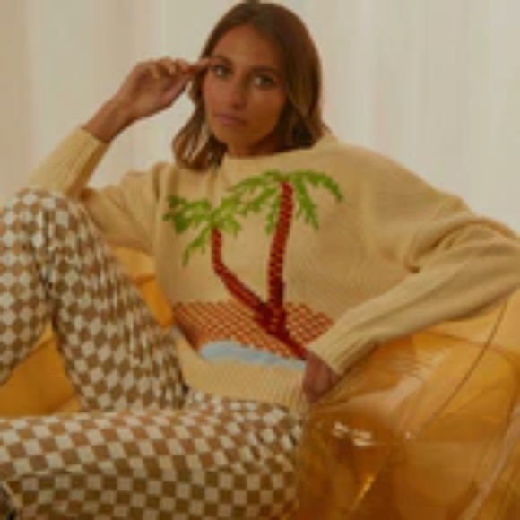 Peppermayo | Sweaters | Island Palm Tree Sweater | Poshmark